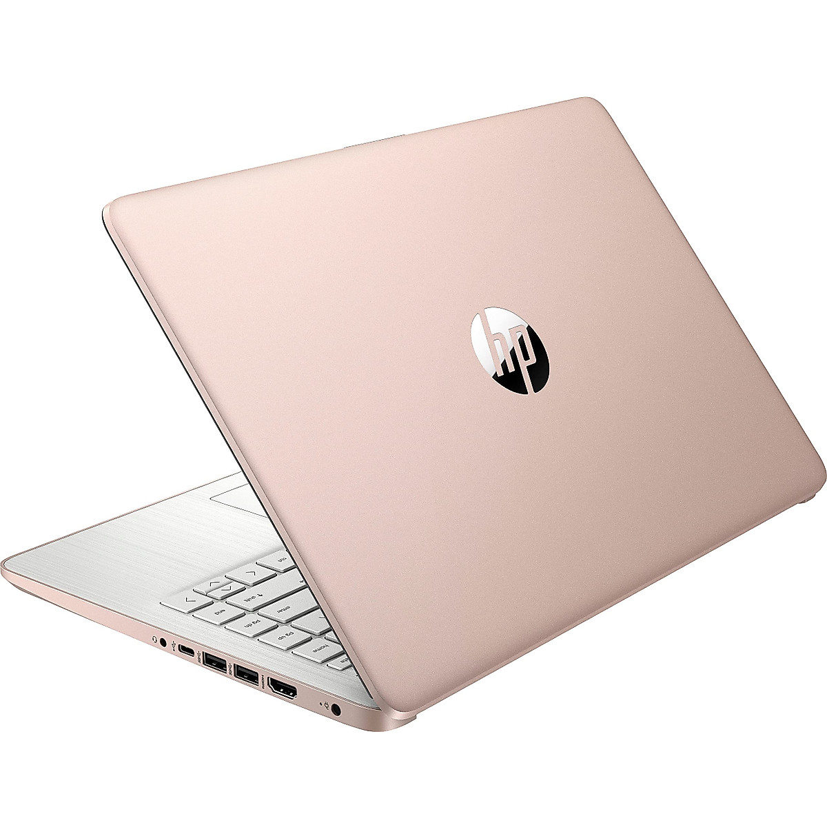 HP 2022 Stream 14inch HD Display,Intel Celeron N4120 Quad-Core,8GB DDR4 Memory,128GB Storage(64GB eMMC+64GB Card),Bluetooth,Webcam, HDMI,Microsoft 365, Win11S, Rose Gold, TGCD Bundle