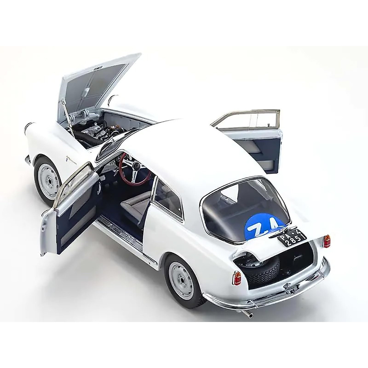 Giulietta SV #34 Emanuele - Aldebaran Targa Florio (1960) 1/18 Diecast Model Car by Kyosho K08957C