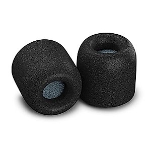 Comply Sport Pro Premium Memory Foam Earphone Tips for Beats Powerbeats Pro, Powerbeats, Flex. Noise Reducing Replacement Earbud Tips, Comfortable, Secure Fit (Small), Black, 3 Pairs