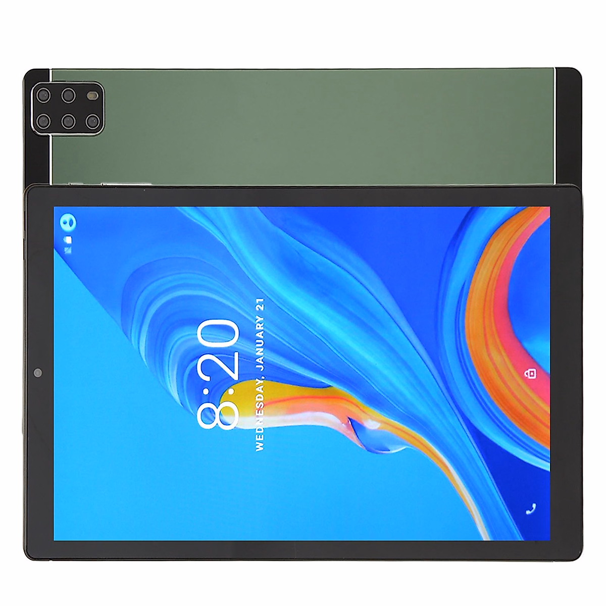 10.1 Inch Tablet, 10 Core CPU 6GB RAM 128GBROM 5G WiFi Tablet, 2MP 5MP 8800mAh Tablet PC with Bluetooth5.0 Earbuds for Office, Business, Gaming 100‑240V (US Plug)