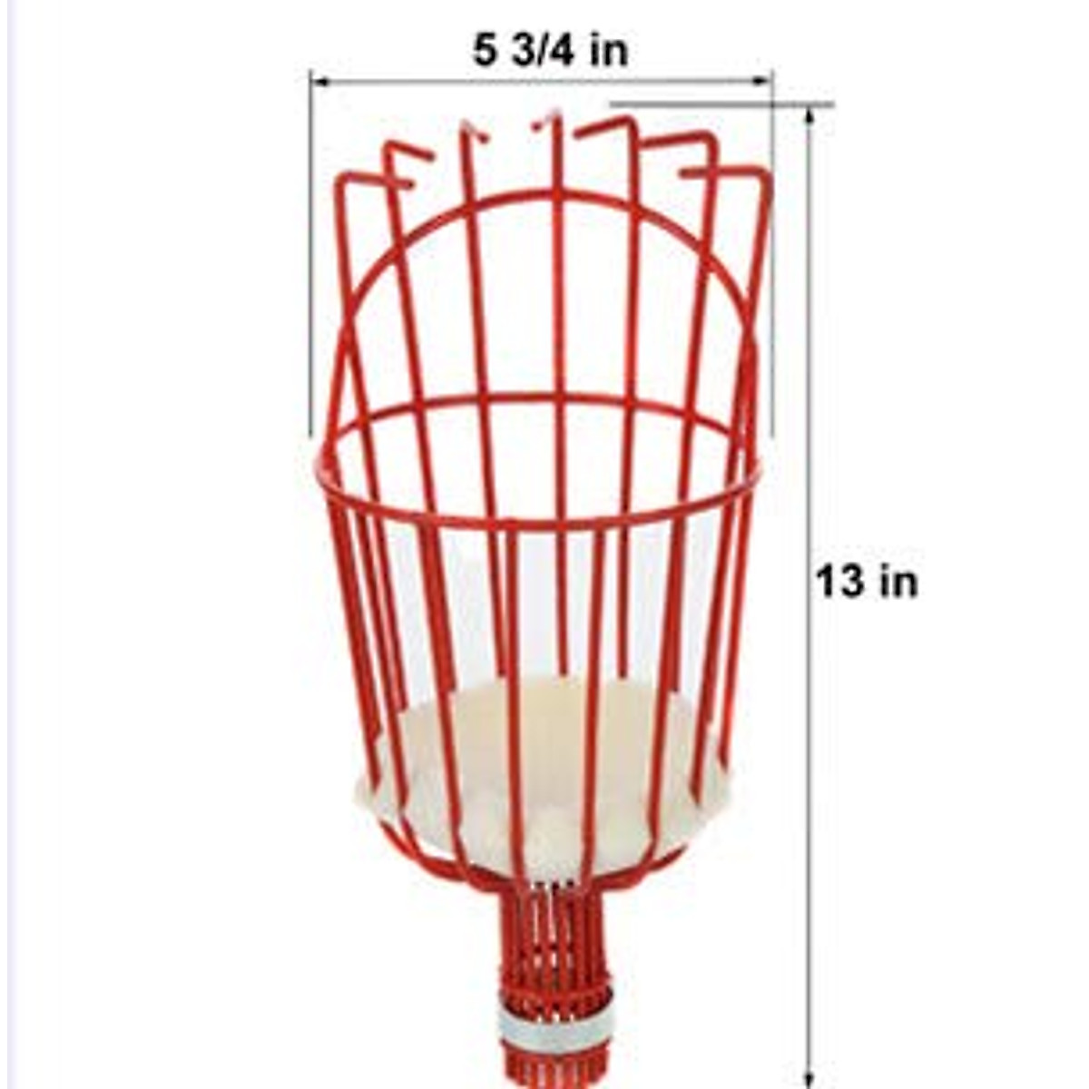 FLY HAWK Fruit Picker Tool,10 FT Long Fruit Picker Equipped with Optional Splicing of Lightweight Stainless Steel to Pick Apples, Oranges and Fruit Trees (10 FT)