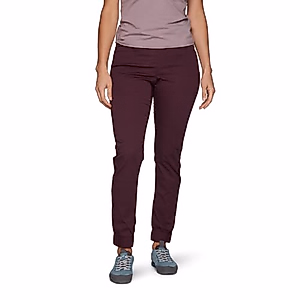 Black Diamond Womens Notion SP Pants Casual Stretch Cotton Pants, Port, Small