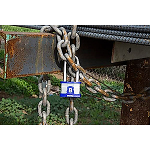 BRINKS - 44mm XT Series Commercial Laminated Steel Padlock with 2 3/8" Shackle, 2-Pack - Weather Resistant and Hardened Boron Steel Shackle
