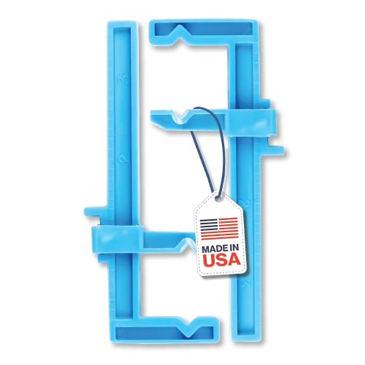 Excel Blades 3 Inch Plastic Bar Adjustable Clamps for Diorama, Made in the USA, Modeling Clamps, Hobby Tools for Model Building, Miniature Plastic Clamp, Made in USA, 6 Pack