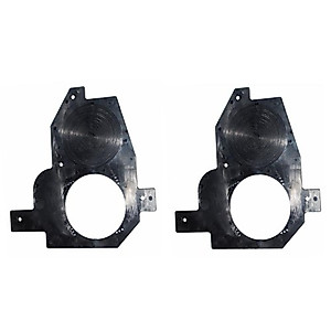 Aftermarket Front Door Speaker Adapter Pair Compatible with Nissan 300ZX 1990-1996