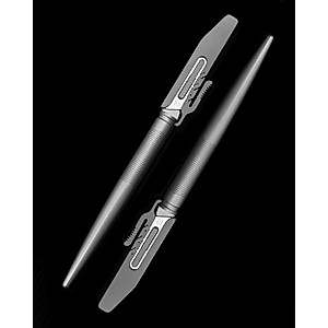 Tenchilon TS476 Small Slim Pocket Scalpel Knife, 10pcs #11 Replaceable Blades, 4.76 inches TC4 Titanium Handle