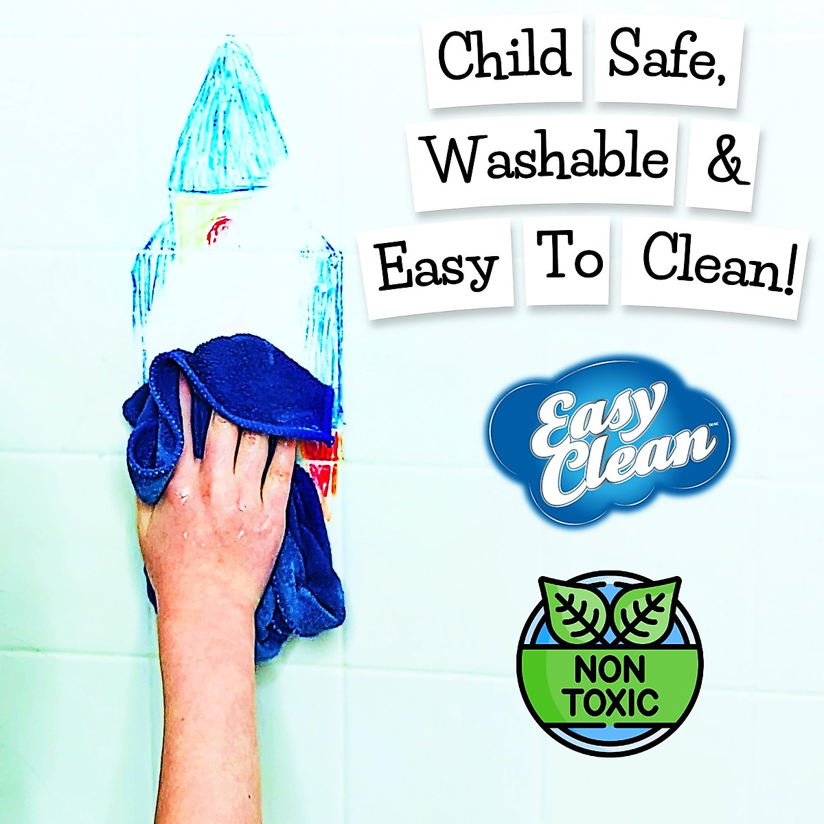 Billikins™ 12 Bath Crayons For Toddlers┃12 Color Crayons For Kids┃ Bath Tub Crayons┃Bath Crayons Non Toxic┃Bath Toys┃Crayones De Baño┃ Safe & Easy To Clean