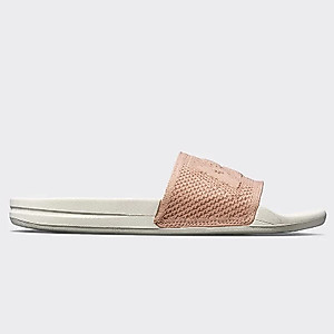 APL: Athletic Propulsion Labs Women's Big Logo Techloom Slide, Ivory/Blush, 9