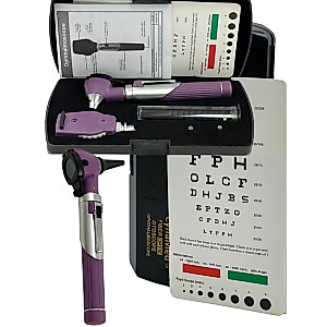 Student Home Use Ent Otoscope Kit Set Led Otoscope 3.5v Plus Extra Bulb Plus Specula Black Otoscope Set Cynamed