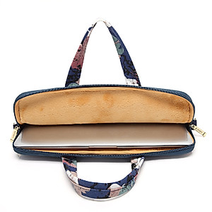 kayond Watercolor orchid Patten water resistant Laptop Shoulder Messenger Bag Case Sleeve for 14 Inch 14.1 Inch Laptop,Laptop Briefcase