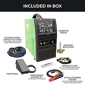 2022 Everlast PowerTIG 400 EXT Digital AC DC 400amp TIG STICK Pulse Welder