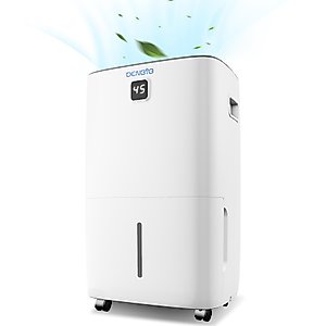DENBIG 50 Pints Dehumidifier with Pump for Spaces up to 4,500 Sq. Ft at Home, with Washable, Reusable Air Filter, 2 Gal Water Tank, Drain Hose, for Large & Medium Rooms, Basement, Bedroom