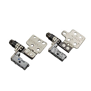 Zahara Laptop LCD Hinges Set Left + Right Scren Axis Sharft No Touch Replacement for Dell Latitude E5570 5570 Precision 15 3510 M3510 P48F