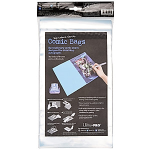 Ultra Pro Resealable Current Size Comic Bags 2-Mil Polypropylene 6-7/8 X 10½ Inches (100-Count)
