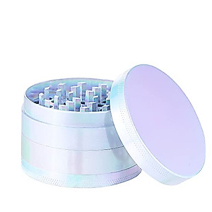 HeezeeBeezee Spice Grinder 2.5 inch (White Rainbow)