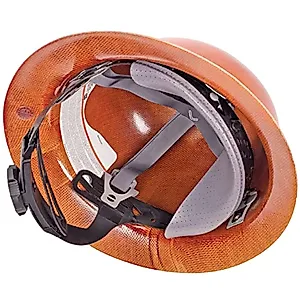 MSA 10126693 Fas-Trac III Replacement Suspension - 4-Point Attachment, Size: Large, Skullgard Helmet Accessory, Cap-Style Hard Hat Suspension, Adjustable Component, Replaceable & Durable Gear, BLACK