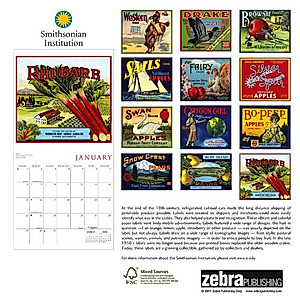 2012 Fruit Crate Labels - Smithsonian Institution Wall calendar