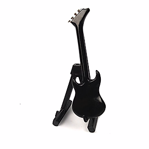 ALANO Electric Guitar Model Miniature Musical Instrument Mini Guitar Model Decorative Guitar (GE12B-8)