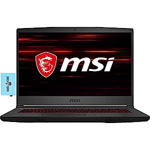 MSI GF65 Thin 15.6" 144Hz FHD IPS Gaming Laptop (Intel i7-10750H 6-Core 2.60GHz, 32GB RAM, 512GB PCIe SSD, GeForce RTX 3060 6GB, Red Backlit KYB, WiFi 6, BT 5.2, Win 10 Home) w/Dockztorm Hub