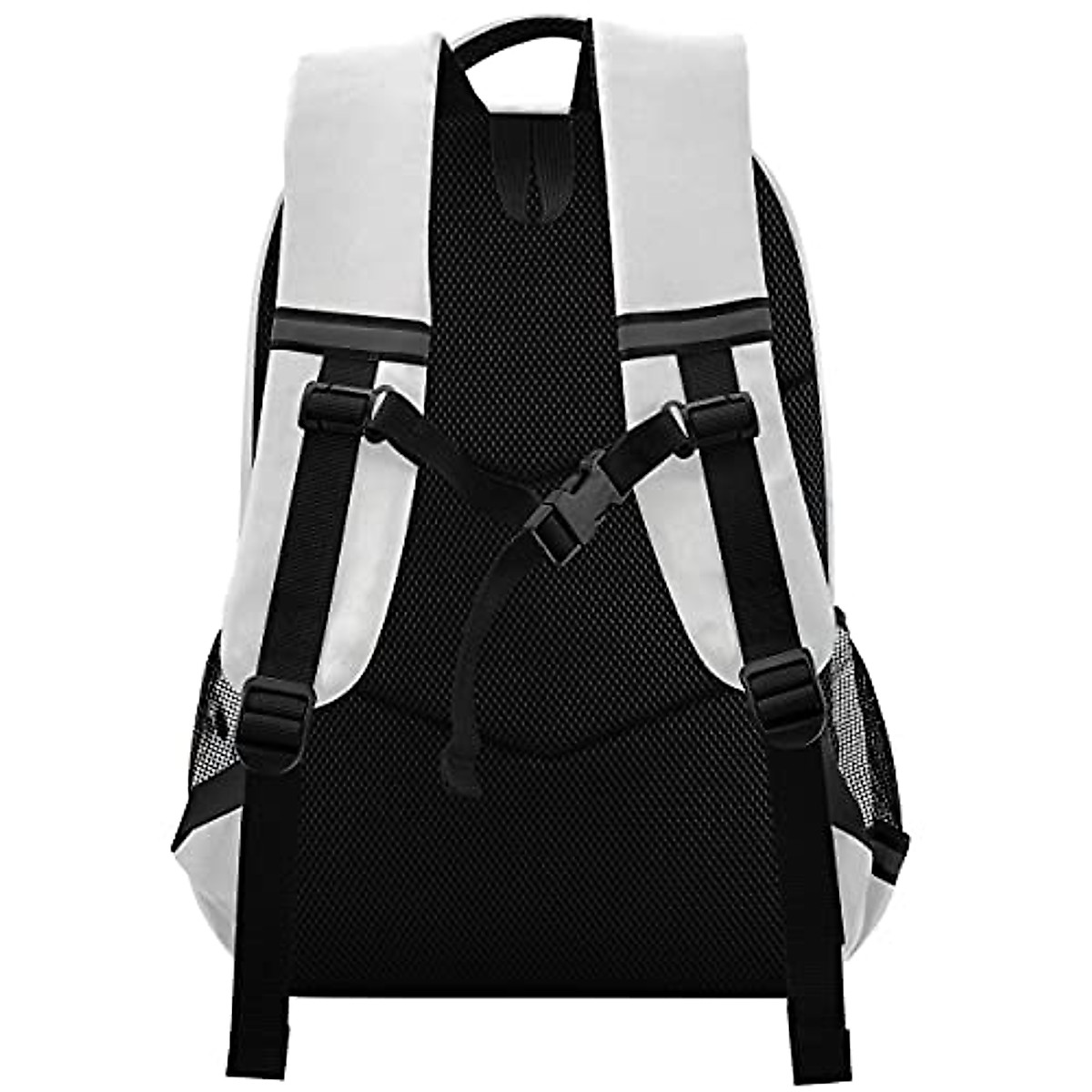 White Horse Backpack for Students Boys Girls School Bag Travel Daypack