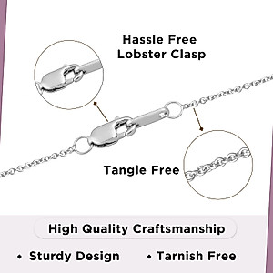 Jewelili Womens Sterling Silver Family Necklace with Parents and One Child in Sterling Silver with 18 inch Rolo Chain