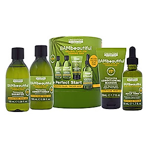 BAMBEAUTIFUL The Perfect Start Set – Proven to Help with The Reduction of Hair Loss & Promote Thicker, denser Hair in 90 Days When Used as Part of The Regime Including The Scalp Tonic.