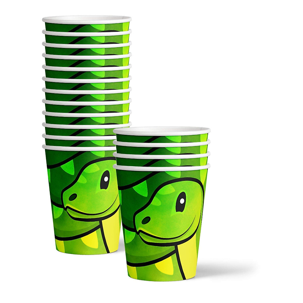 Snake Birthday Party Supplies Set Plates Napkins Cups Tableware Kit for 16