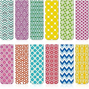 24 Pcs Magnetic Bookmarks Magnetic Page Markers Bookmarks for Women Page Markers for Students Teachers Reading Christmas Bookmark Present (Colorful Style)