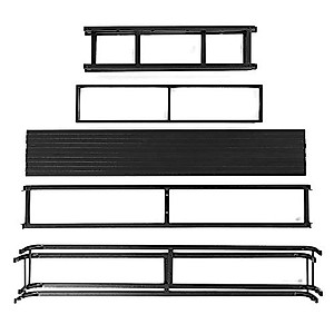 Mellow 9 Inch High Profile Box Spring, Heavy Duty Steel with Fabric-Cover, Easy Assembly, Navy, Queen