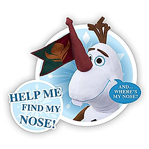 Disney Frozen Find My Nose 14-inch Olaf Plush, Officially Licensed Kids Toys for Ages 3 Up by Just Play