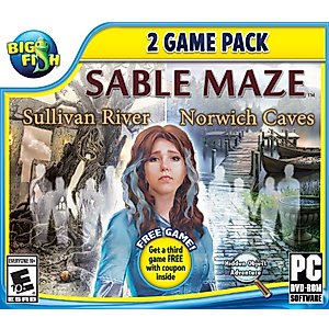 Big Fish: Sable Maze 1: Sullivan River and Sable Maze 2: Norwich Caves - PC