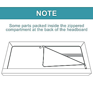 IYEE NATURE Full Size Bed Frame with Headboard,Sturdy Platform Bed with Wooden Slats Support,No Box Spring,Mattress Foundation,Easy Assembly,Dark Grey
