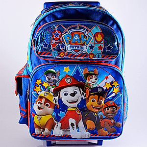 Paw Patrol Boy's 16" Large Rolling School Backpack