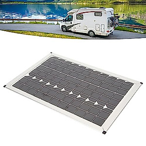100W 12V Solar Panel Kit, Solar Battery Trickle Charger Maintainer, Waterproof Solar Panel Trickle Charger Kit, Dual USB Solar Panel Car Battery Charger for Boat Marine RV