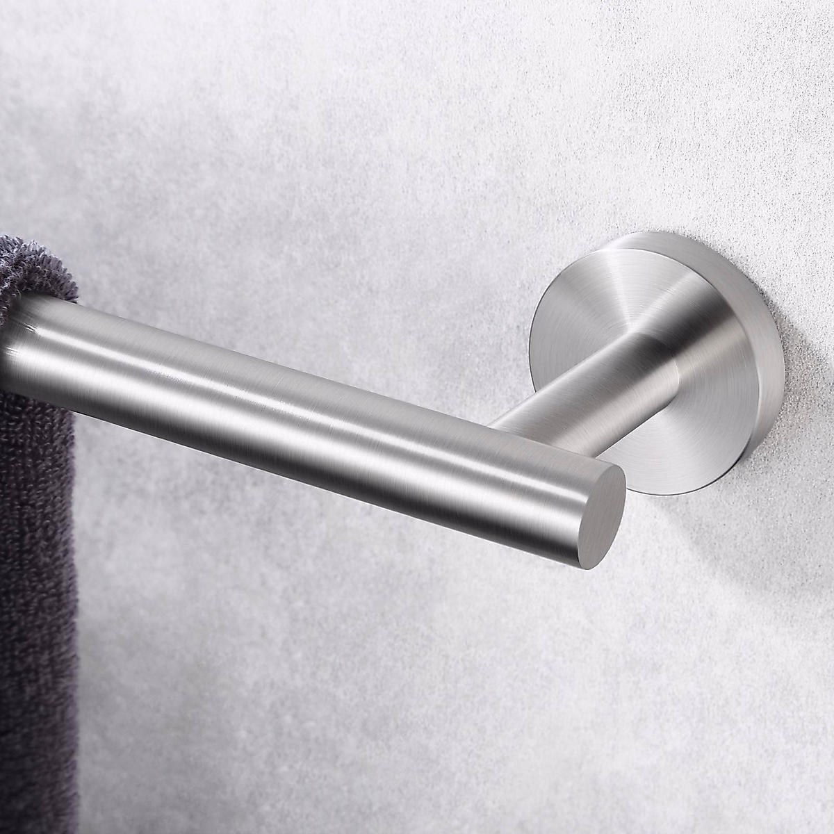 KES Bathroom Towel Bar, Towel Hangers for Bathroom Wall Shower Hand Towel Holder Hanger 27.6 Inches SUS304 Stainless Steel RUSTPROOF Wall Mount Brushed Steel, Total Length 29.9 Inch, A2000S75-2