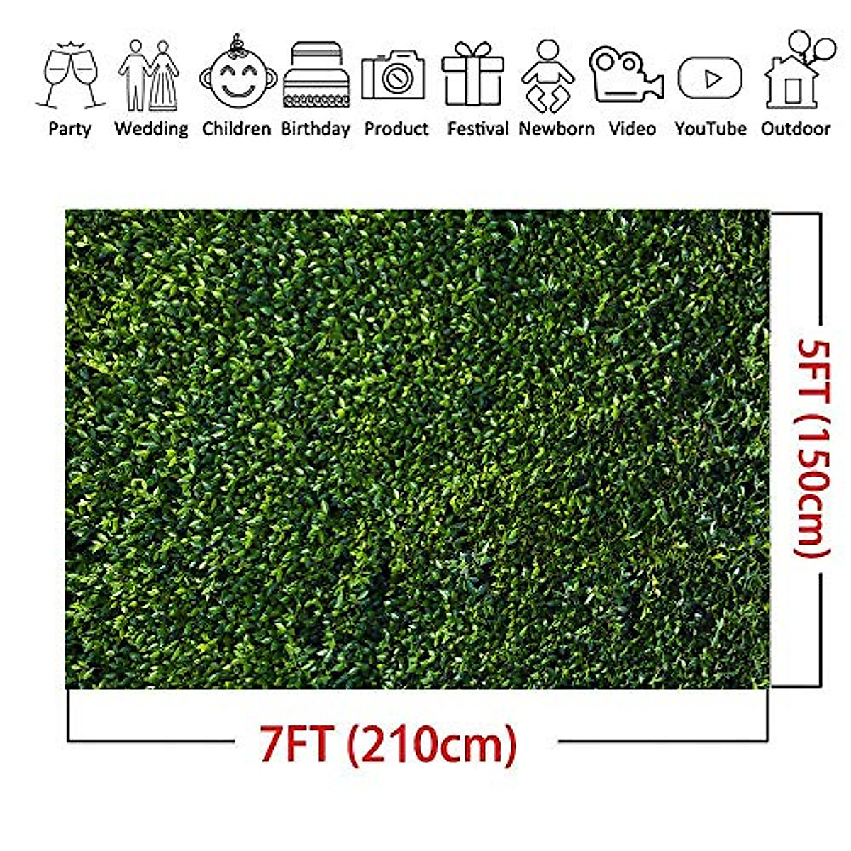 Art Studio Green Leaves Photography Backdrops Spring Nature Safari Party Decoration Outdoorsy Newborn Baby Shower Backdrop Wedding Birthday Photo Background Studio Props Booth Vinyl 7x5ft