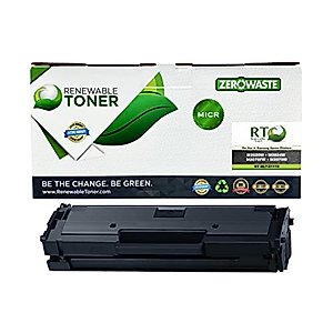 Renewable Toner Compatible MICR Toner Cartridge Replacement for Samsung MLT-D111S SL-M2020W M2070W M2070FW
