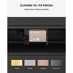 xTool S1 1064nm Infrared Laser Module for xTool S1 Laser Engraver, Laser Module Laser Output 2W (2000mW) Engraving on Metal, Plastic, Acrylic Materials, Ideal for Jewelry, Gift Making