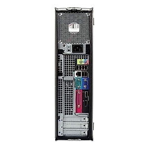 Dell Optiplex with 20-Inch Monitor (Core 2 Quad 2.83Ghz, 8GB RAM, 500GB HDD, WiFi, Windows 10), Black (Renewed)