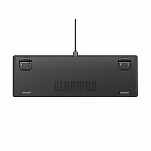 Glorious Gaming Keyboard - GMMK 2 - TKL Hot Swappable Mechanical Keyboard, Red Switches, Wired, TKL Gaming Keyboard, Compact Keyboard - Full Size Keyboard (Black RGB Keyboard) (Renewed)