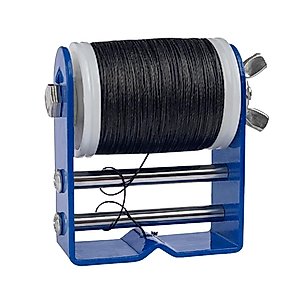 - QI HUO JU - Archery Bow String Serving Jig Tool Bowstring Serving Thread 131 yard/120m 3-Strands Bow Serving String for Peep Sight Nock Points Accessories (Black)