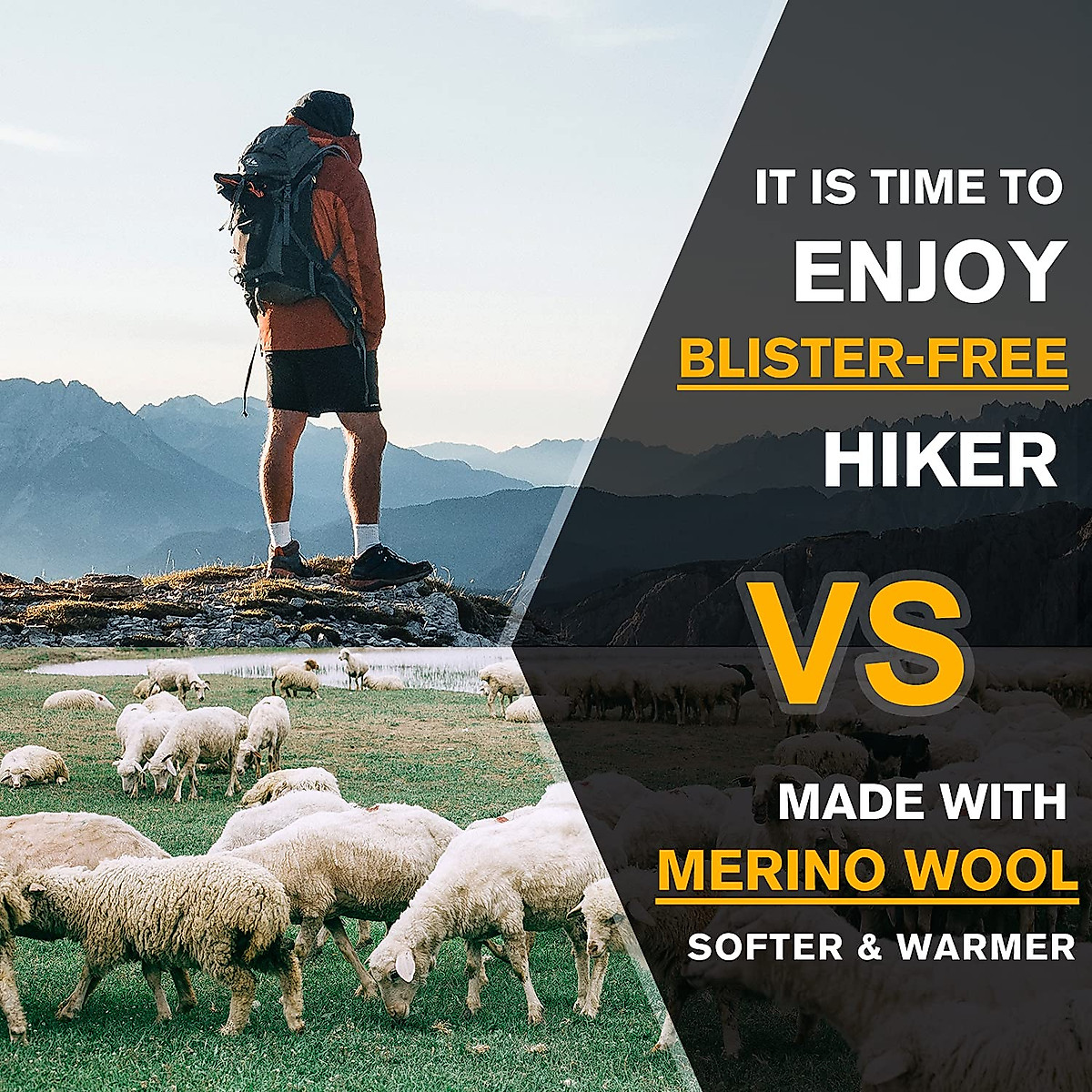 Socks Daze Women 's Heavy Wool Boot Crew Socks for Cold Weather, Mens Youth Winter Hot Warm Comfort Full Cushioned Ultra Soft Thick Socks, Medium, 4 Pairs Dark Grey