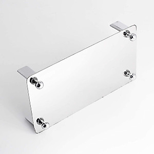 kimzcn Rectangular Tissue Box Cover - Stylish Stainless Steel Paper Facial Cover, Modern Metal Tissue Box Holder for Bedroom/Bathroom/Vanity/Countertop/Office, Polished Finish