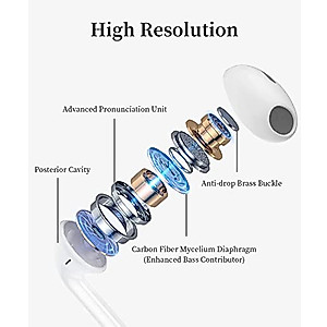 Earbuds for iPhone,Wired Headphones with Lightning Connector【MFi Certified】 Noise Isolating Earphones Headsets for iPhone 14/14 Pro/13/12/11/XR/XS/8/7 (Built-in Microphone & Volume Control)