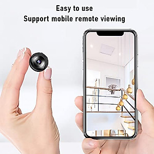 onlyliua Mini WiFi Camera, Built in Battery Wireless Hd 1080p Home Security Cameras with Smart Night Vision and Motion Detection, Support 2.4g WiFi
