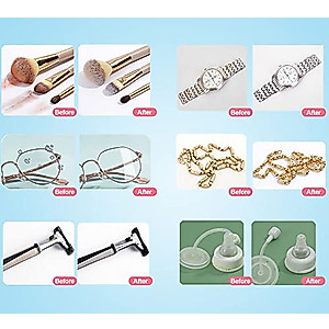 Ultrasonic Cleaner,Portable Jewelry Cleaner Machine, 15.2 Ounces(450ml) 304 Stainless Steel Tank,Transparent lid for Cleaning Rings,Necklaces,Watches,Foundation Brush,Denture,Eyeglasses,Razors(Black)