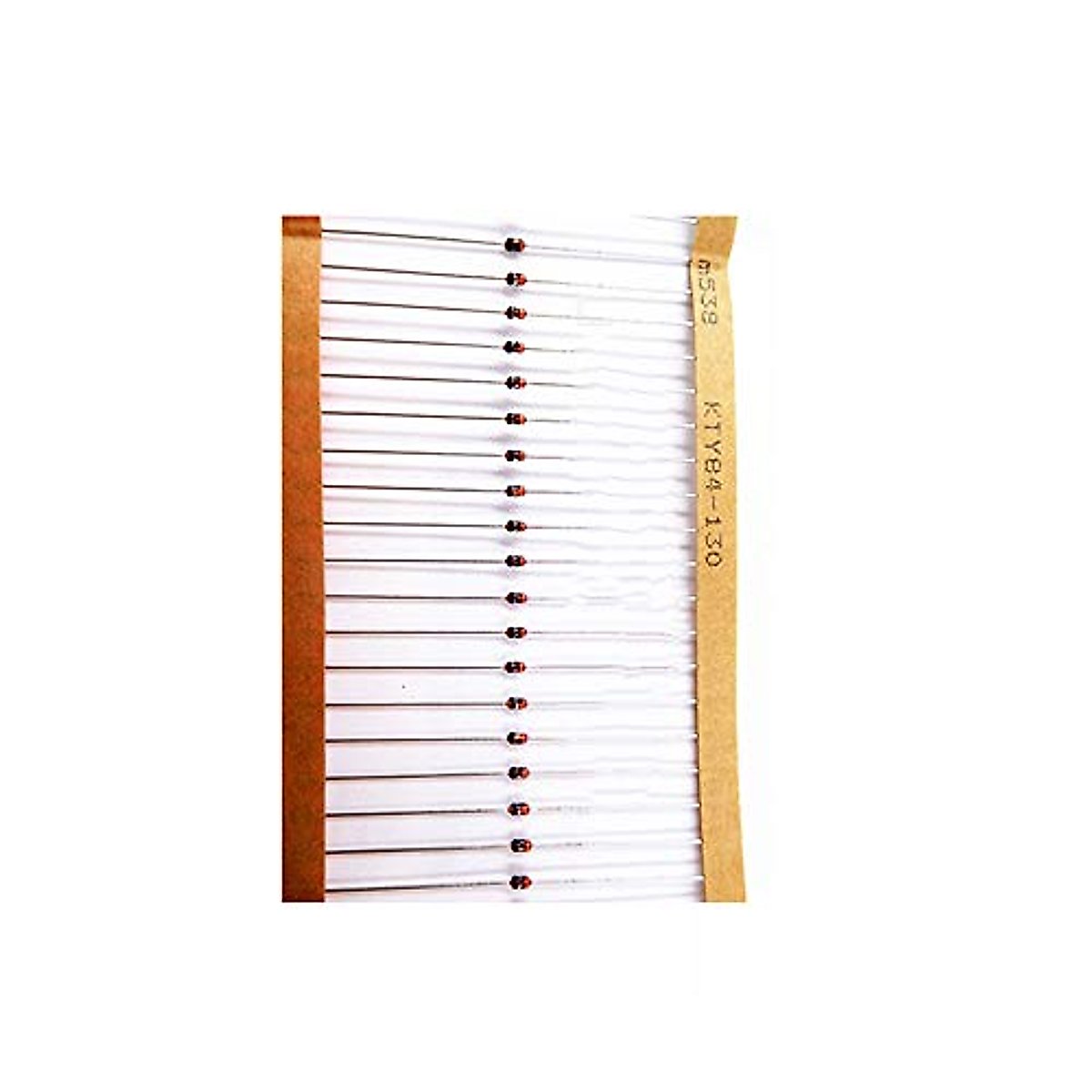 Taidacent 10 Pcs KTY84-130 Silicon PTC Temperature Thermistor Sensor Linear PTC Thermistor Used in Motor Servo KTY84 Silicon Temperature Sensors
