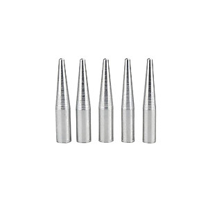 AMEYXGS 12pcs Archery Arrowheads Stainless Steel Arrow Points Shooting Target Practice Arrow Tips Use for Paste Outside The Arrow Shafts (OD: 9 mm, ID: 8 mm)