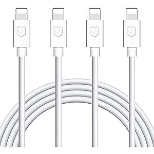 iPhone Charger, 4Pack 6FT Lightning to USB Charging Cable Cord Compatible with iPhone 13 12 11 Pro 11 XS MAX XR X 8 8Plus 7 7Plus 6 6Plus 6S 6SPlus 5 5S SE (S-06WH) 