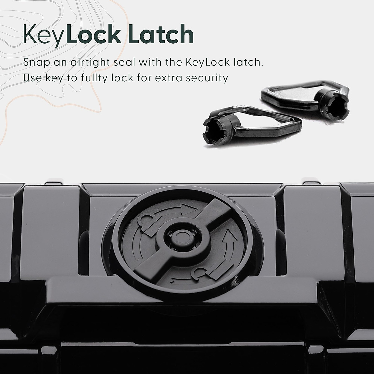 Evergreen 56 ToughBox - EDC Dry Box Protective Case USA Made for Organization of Cameras, Phones, Camping, Fishing, Hiking, Water Sports (Clear)